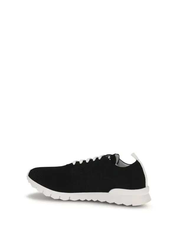 Kiton Fabric Sneakers - Black