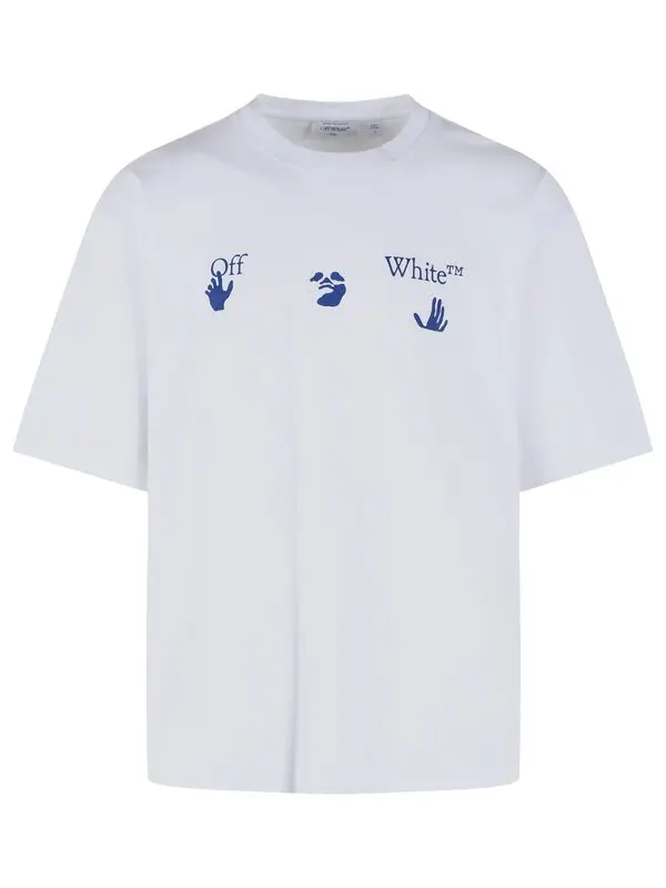 Off-White Bacco Arrow' Cotton T-shirt - White