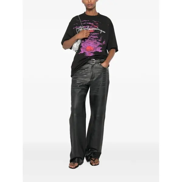 Balenciaga Graphic T-shirt - Black