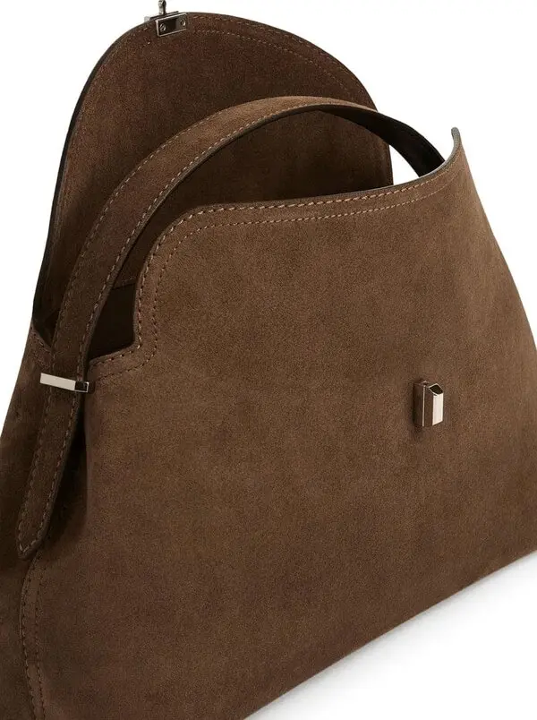 TOTEME T-lock Suede Top Handle - Multicolor