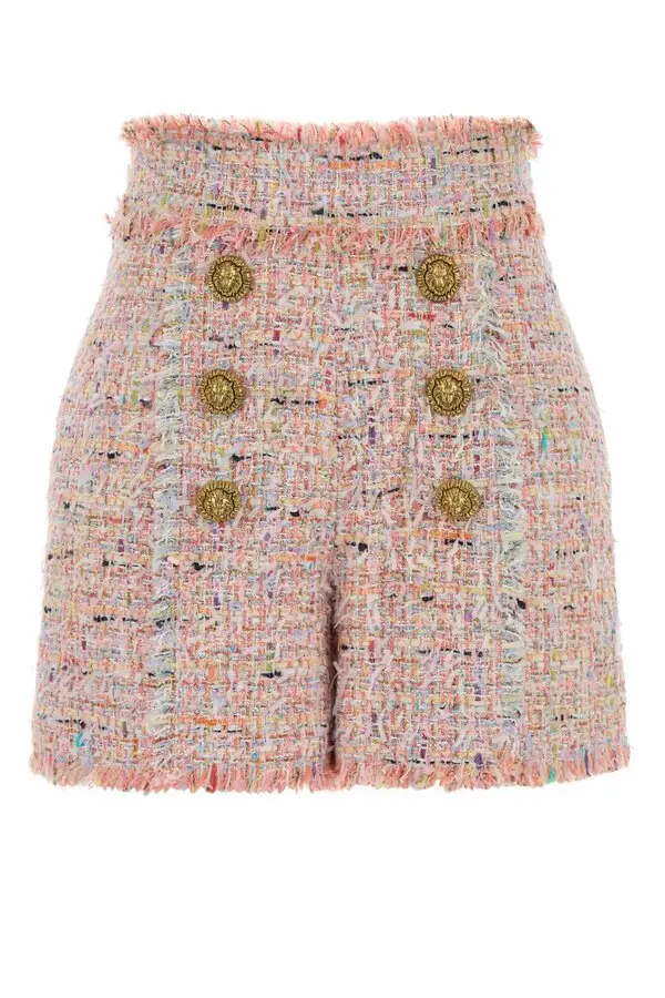 Balmain Tweed Shorts - Multicolor