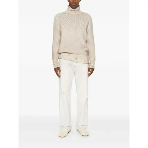 Avant Toi Neutrals Sweaters & Knitwear Jumpers