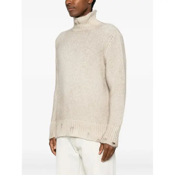 Avant Toi Neutrals Sweaters & Knitwear Jumpers