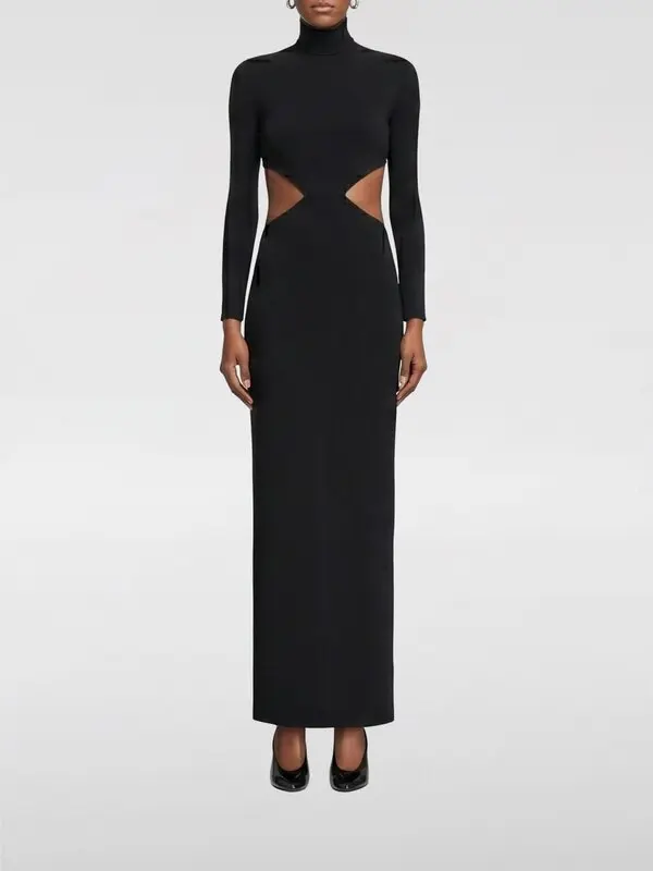 Solace London Cut Out Dress - Black