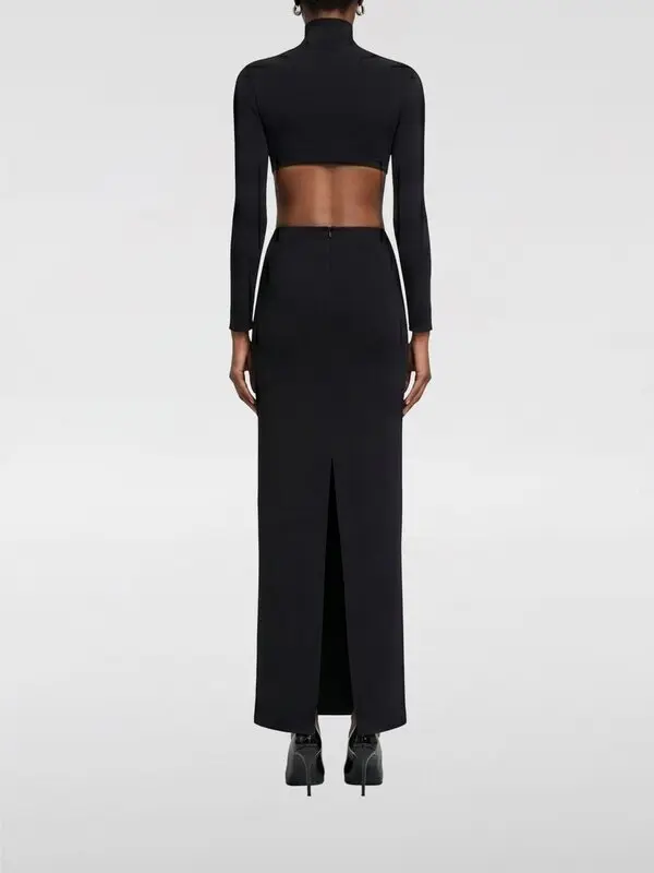 Solace London Cut Out Dress - Black