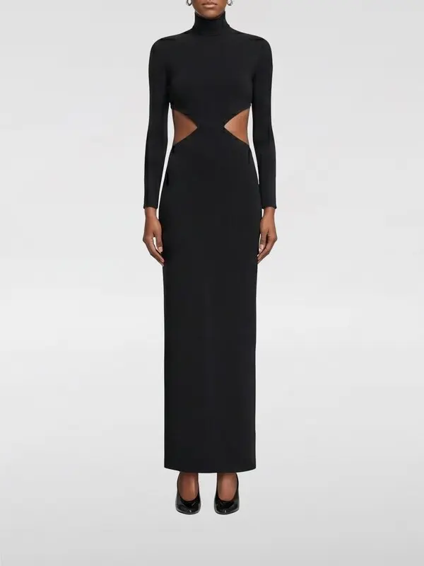 Solace London Cut Out Dress - Black