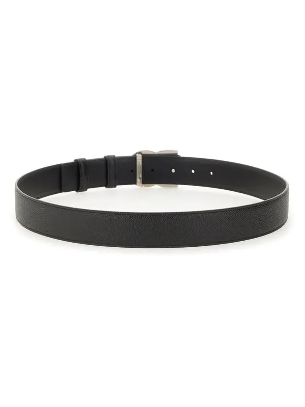 Dolce & Gabbana Leather Logo Belt