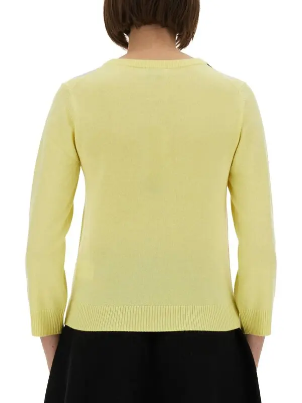GANNI Jacquard Cashmere Cardigan - Multicolor