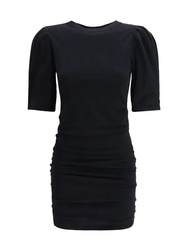 Isabel Marant Étoile Stretch Cotton Mini Dress - Black