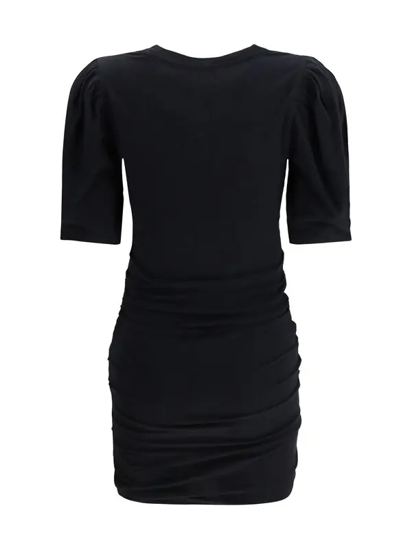 Isabel Marant Étoile Stretch Cotton Mini Dress - Black