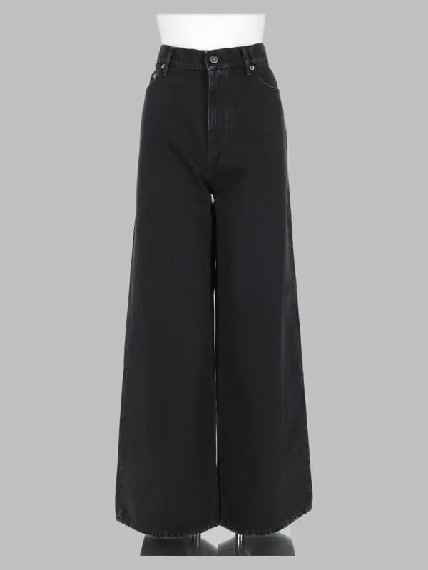 GOLDEN GOOSE Wide Leg Jeans - Black