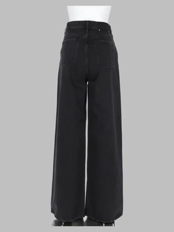 GOLDEN GOOSE Wide Leg Jeans - Black
