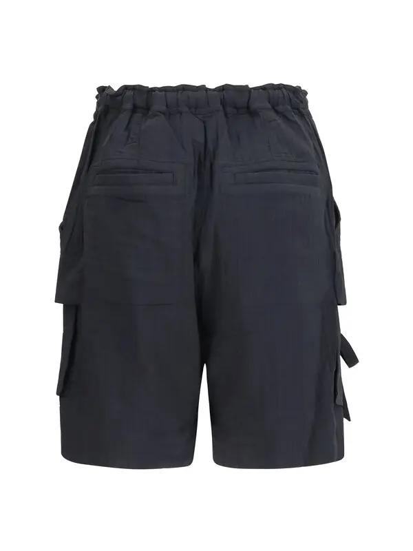 Isabel Marant Étoile Viscose And Cotton Shorts - Black