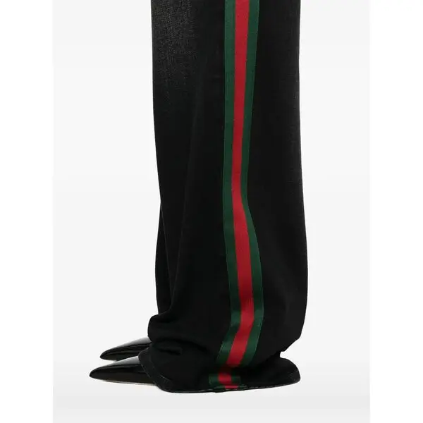 Gucci Denim Wide-leg Jeans - Black
