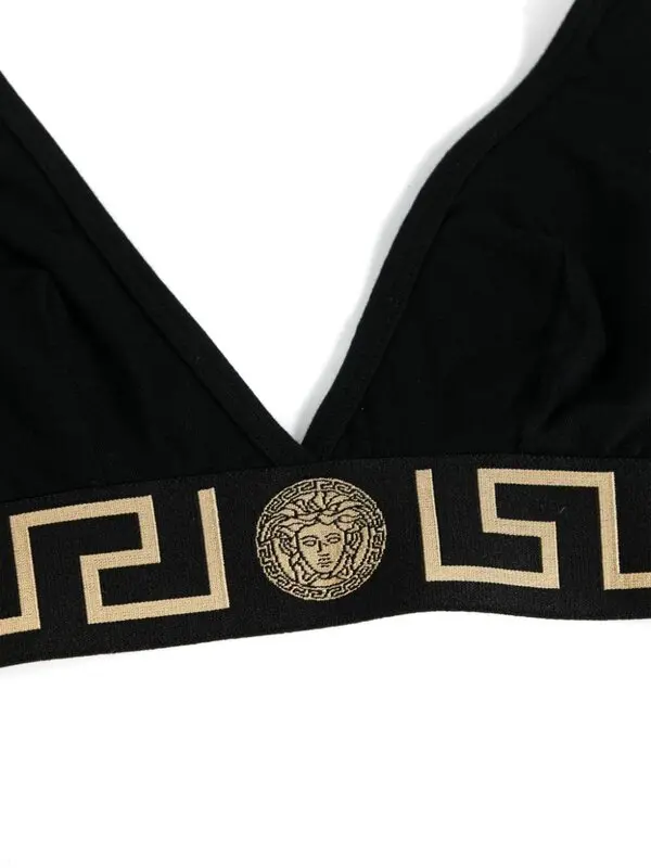 Versace Greca Border Triangle Bralette