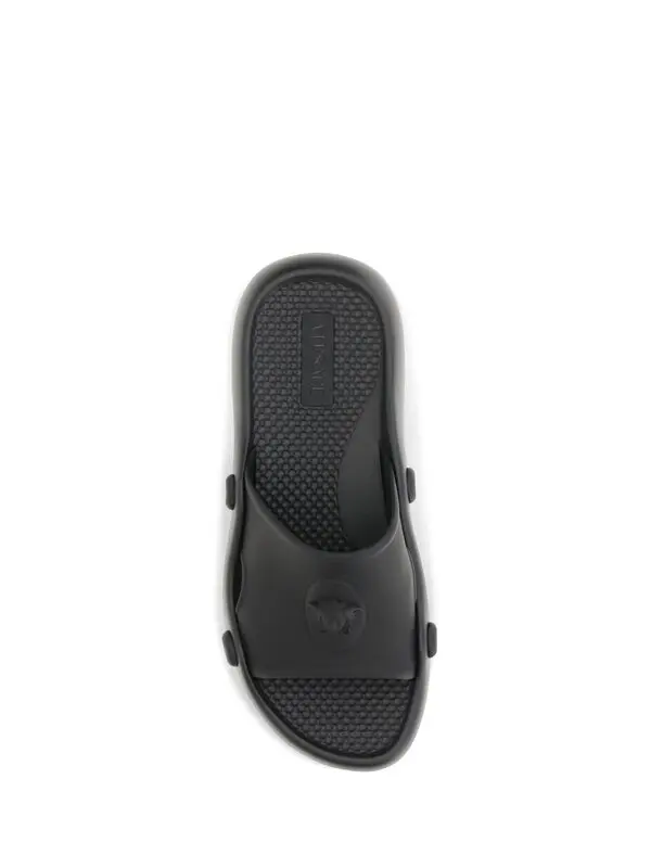 Versace Nettuno Rubber Slide - Black
