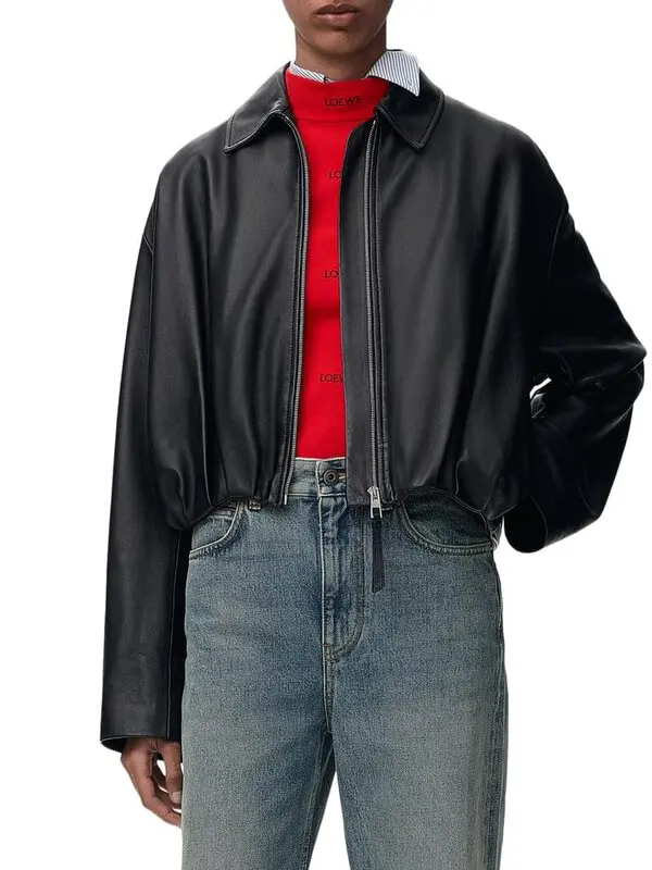 Loewe Lamb Nappa Jacket - Black