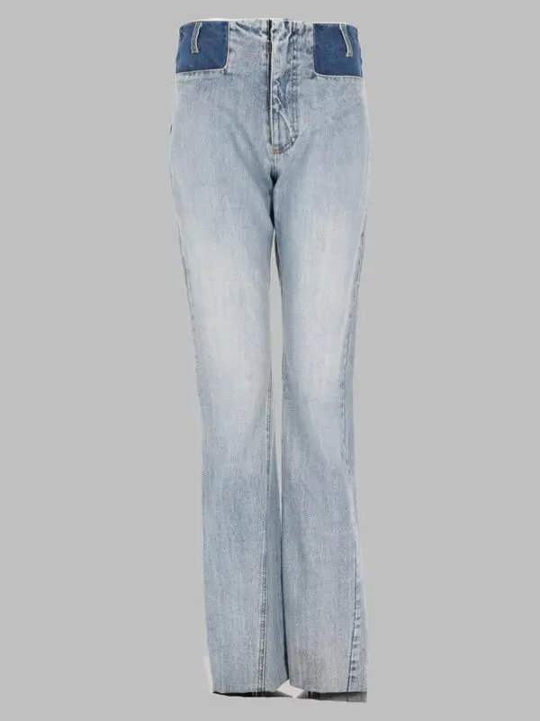 MAISON MARGIELA Patchwork Denim Pants - Blue
