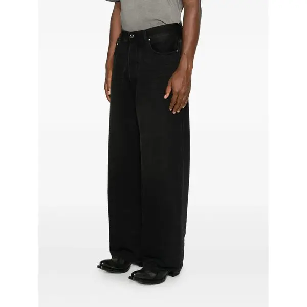 Amiri Denim Wide-leg Jeans - Black