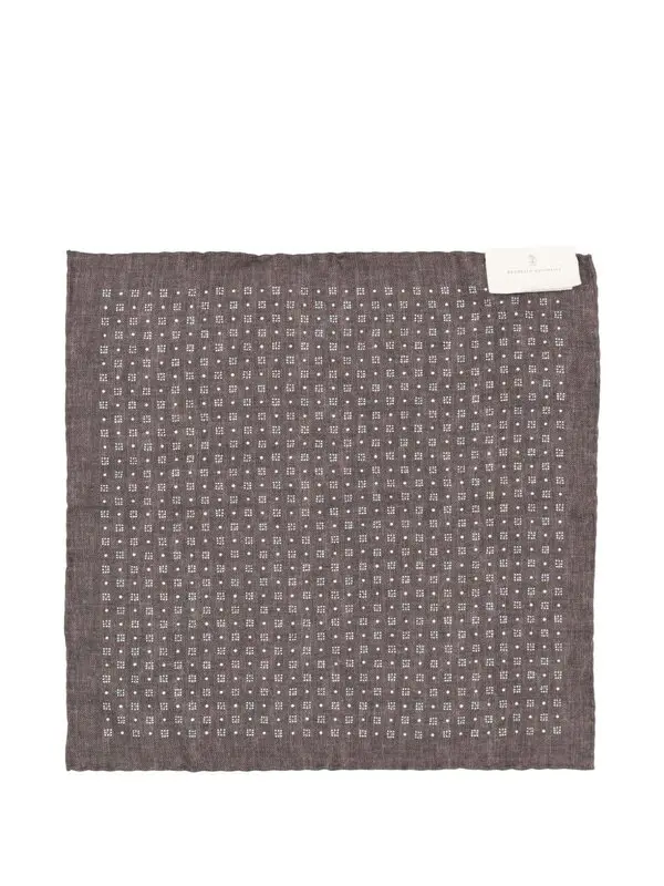 Brunello Cucinelli Printed Silk Pochette - Multicolor