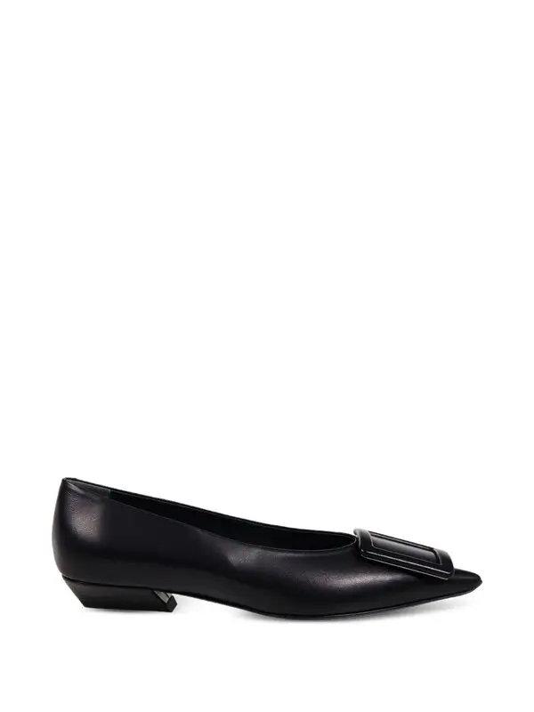 ROGER VIVIER Pointy Covered Leather Ballets - Multicolor