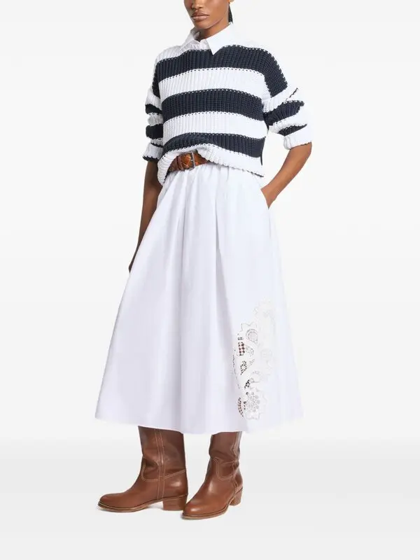 FAY Cotton Long Skirt