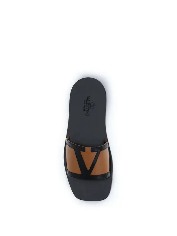 Valentino Garavani Viva Superstar Slide Sandals - Black