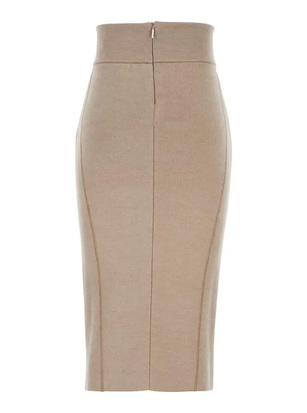 Jacquemus Wool Pencil Skirt - Multicolor