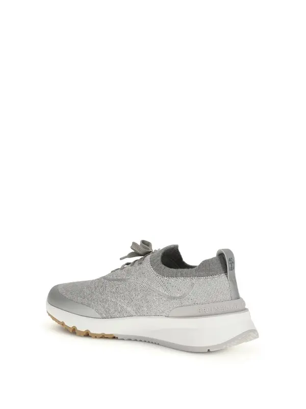 Brunello Cucinelli Techno Cotton Knit Sneakers Runners