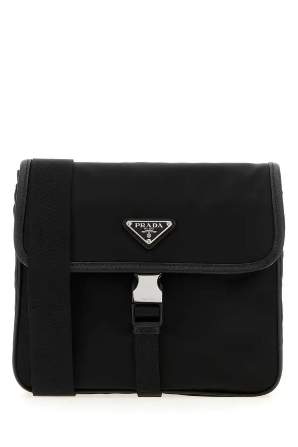 Prada Re-nylon Crossbody Bag - Black