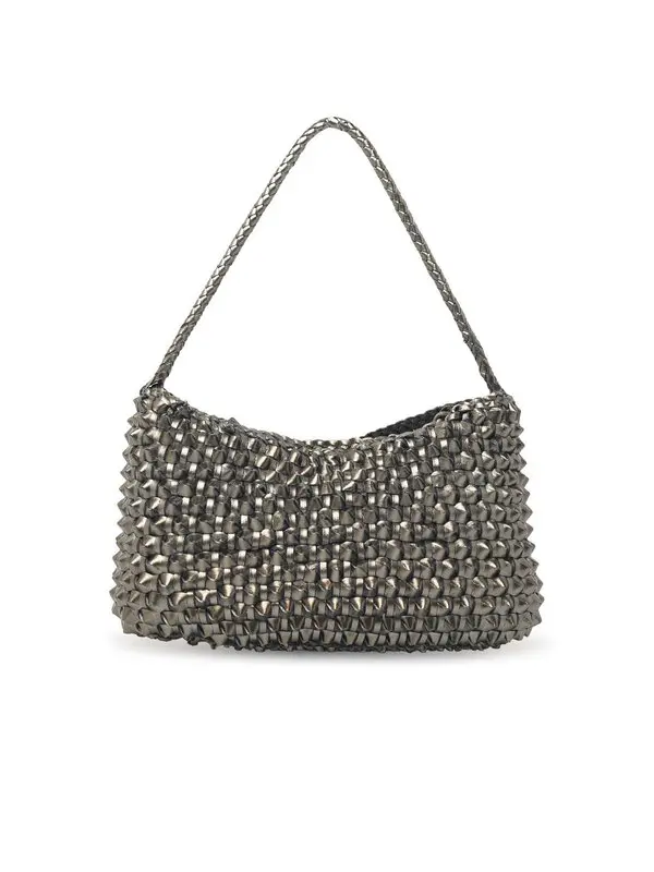Dragon Diffusion Basil Cactuscovert Foil' Leather Bag