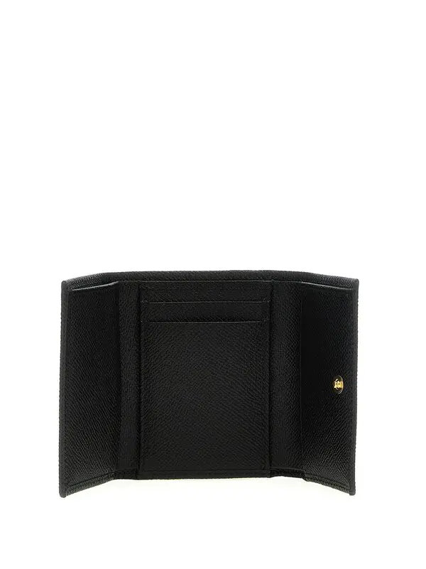 Dolce & Gabbana French Flap Wallet - Black