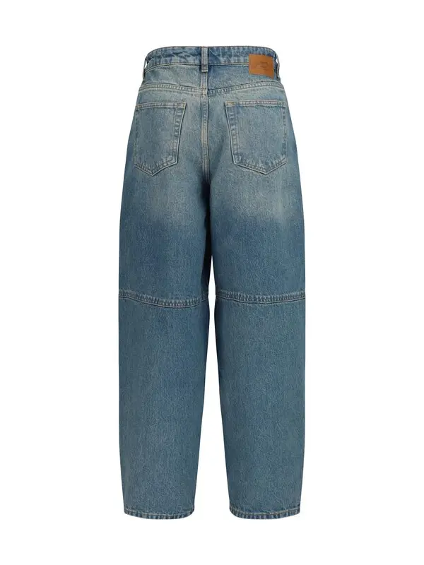 GANNI Stary Rigid Denim Jeans - Blue
