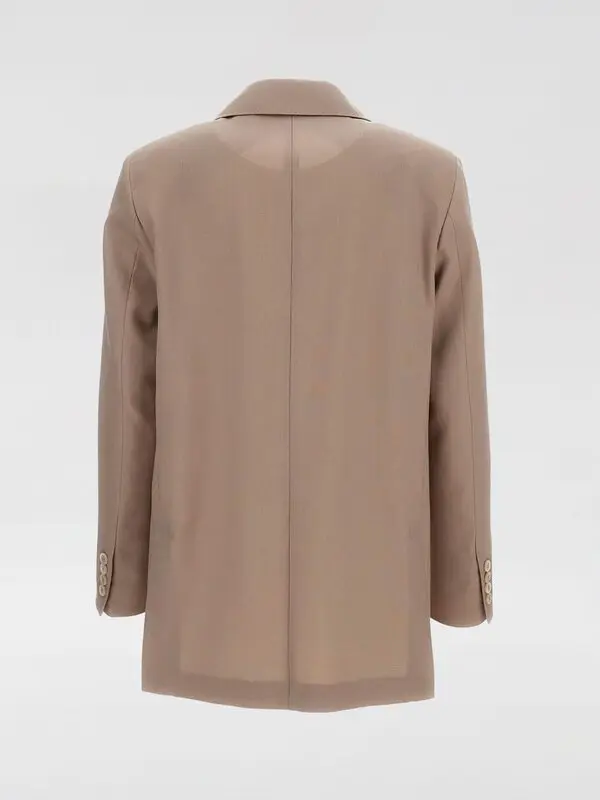 Max Mara Double Breasted Virgin Wool And Silk Blazer