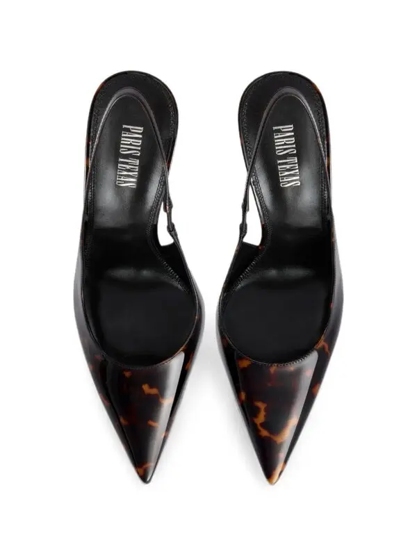 Paris Texas Lidia Patent Leather Slingback Pumps - Multicolor