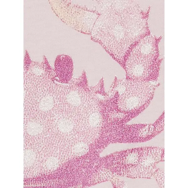 GANNI Organic Cotton Crab Print T-shirt - Pink