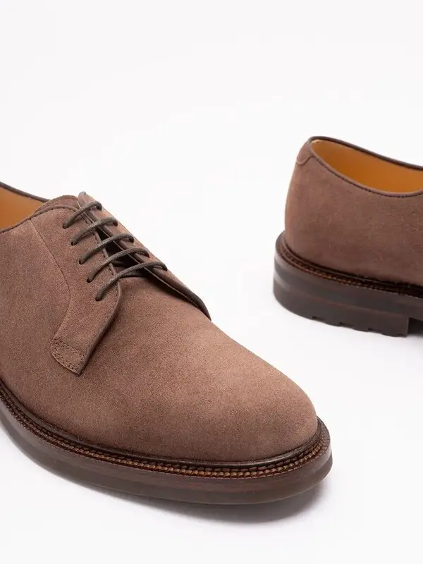 Brunello Cucinelli Calf Leather Lace Up Shoes