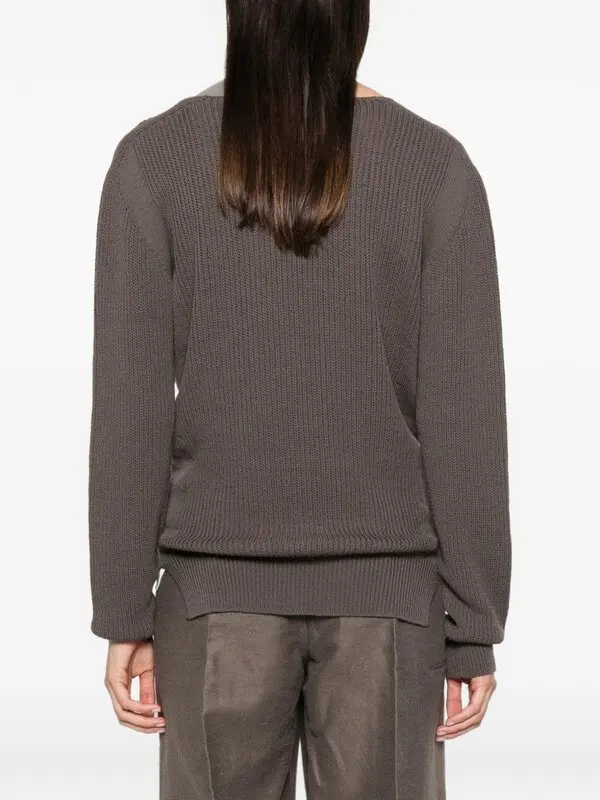 Rick Owens Wool V-necked Sweater - Multicolor