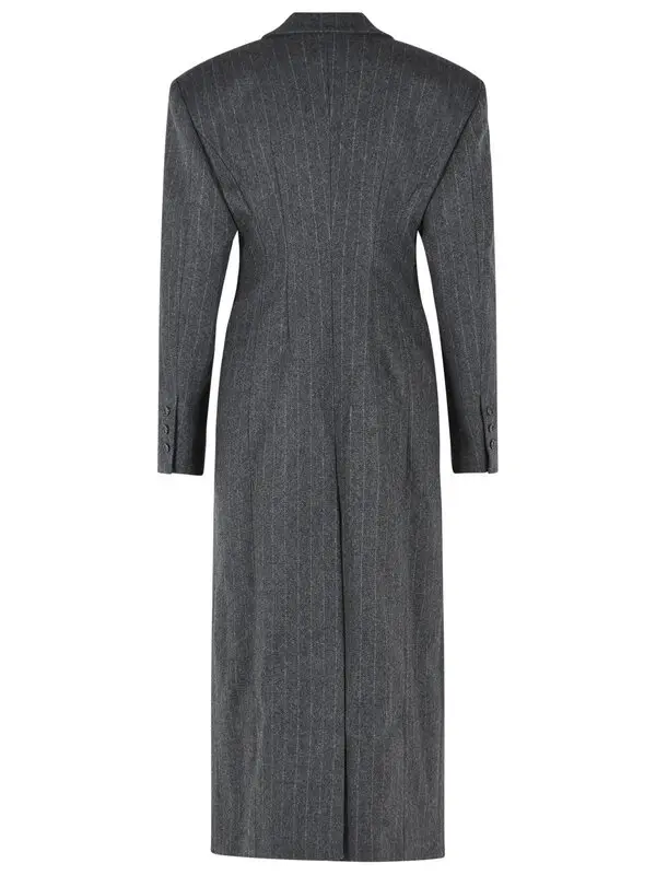 Andamane Ottavia Melange Wool Blend Coat - Gray