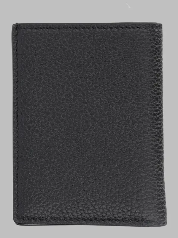 TOM FORD Grained Calf Leather Card Holder - Black