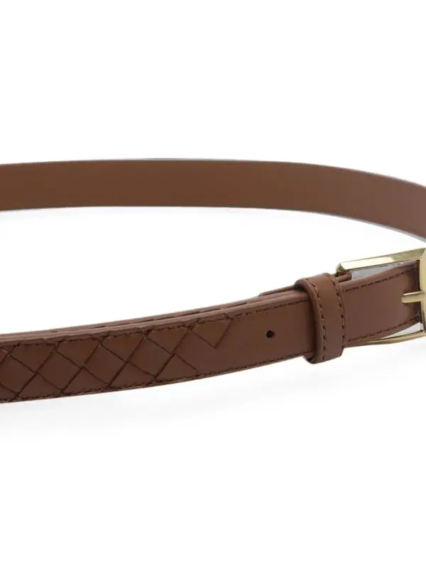 Bottega Veneta Solo Leather Belt