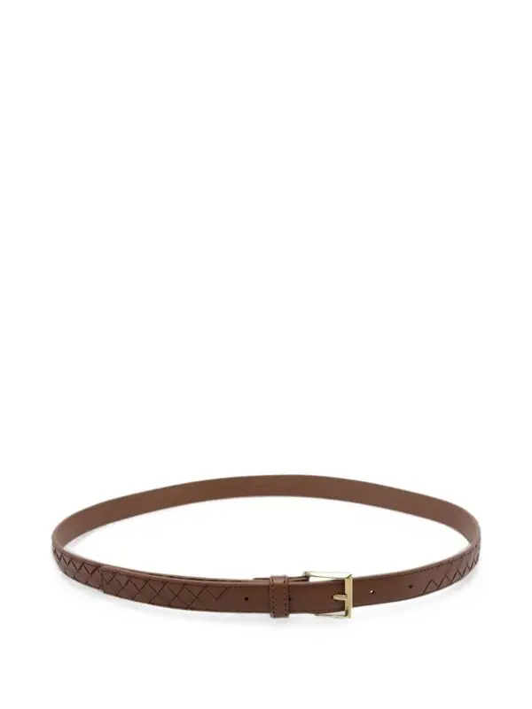 Bottega Veneta Solo Leather Belt - Multicolor