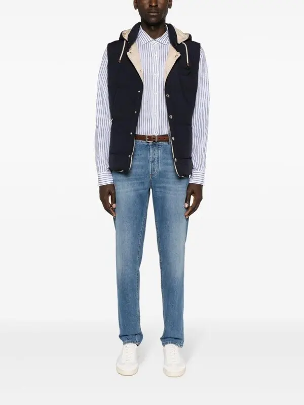 Brunello Cucinelli Slim Fit Denim Jeans - Multicolor