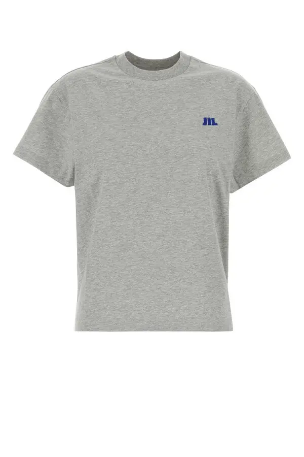 JIL SANDER Grey Cotton T-shirt