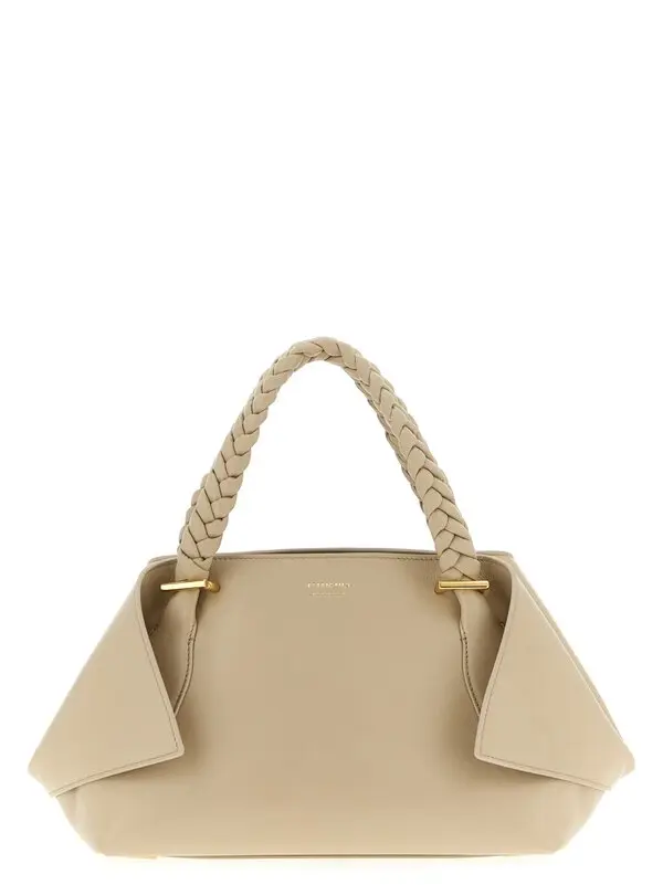 FERRAGAMO Calf Leather Handbag - Gray