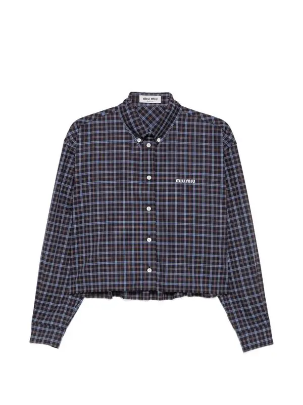 Miu Miu Tartan Shirt