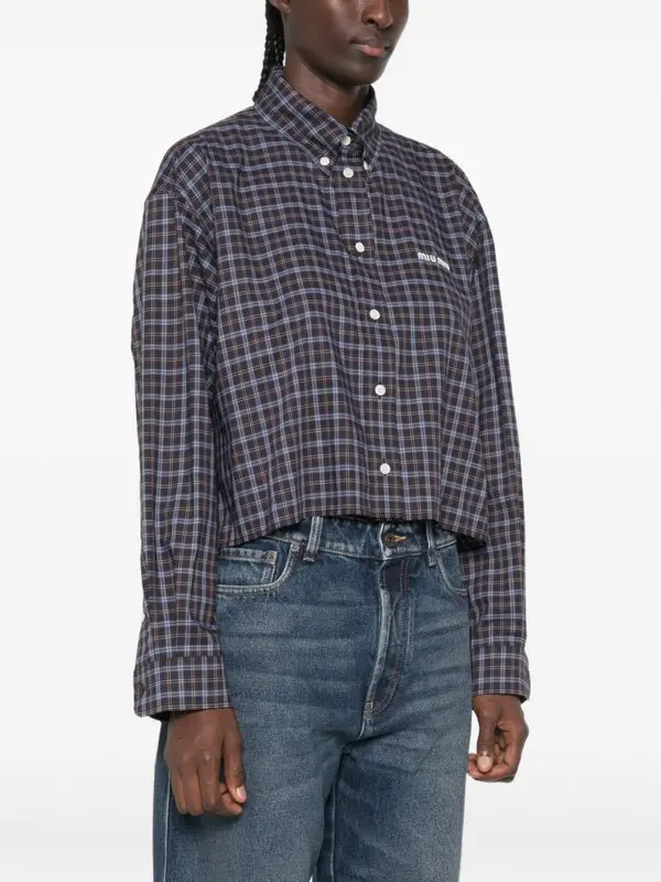 Miu Miu Tartan Shirt