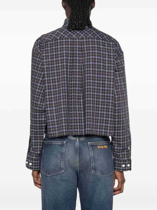 Miu Miu Tartan Shirt