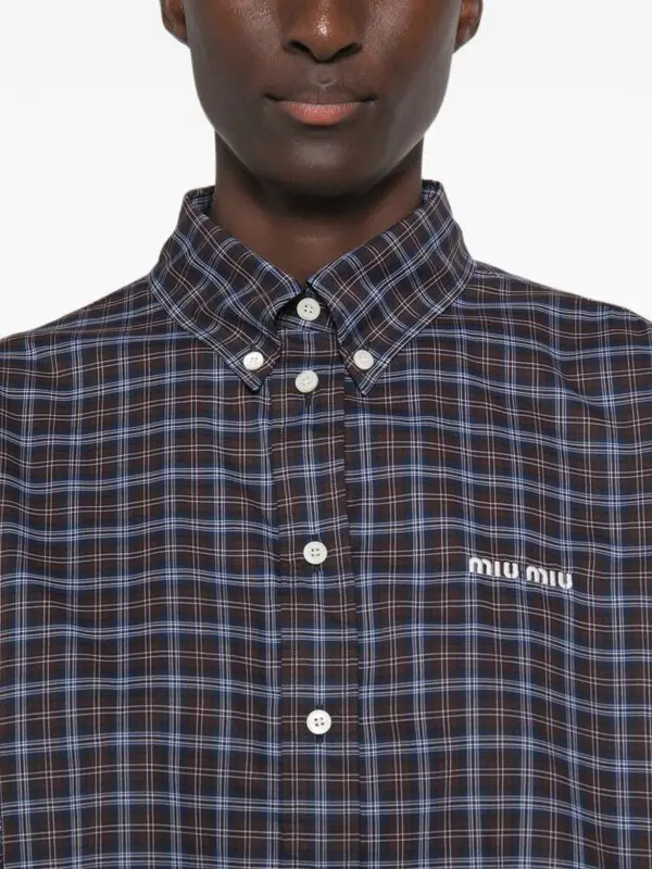 Miu Miu Tartan Shirt