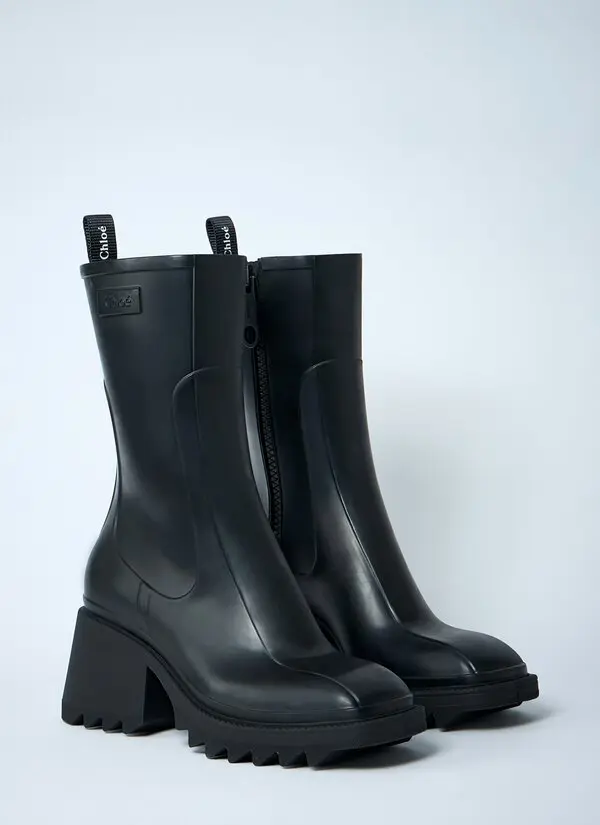 Chloé Betty Rain Boots - Black